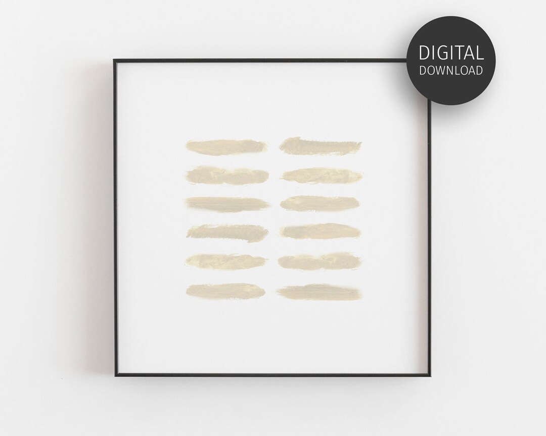 Beige Abstract Art, Watercolour Print, Printable Wall Art, Contemporary ...