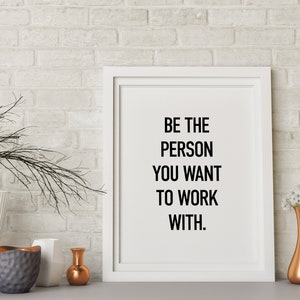 Office Wall Art, Teamwork Quotes, Office Decor Print, Workplace ...