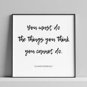 Eleanor Roosevelt Quote, Classroom Decor, Graduation Gift, Entrepreneur ...