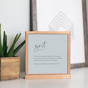 Motivational Quotes Set of 6 Blue Office Prints, Printable Home Office ...