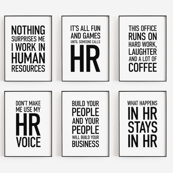 Printables Human Resources - Etsy