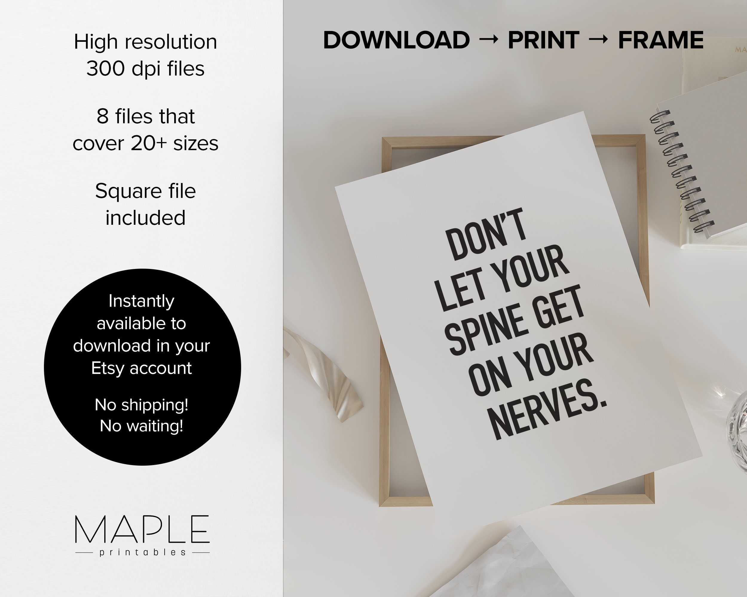 Chiropractic Posters, Office Decor for Chiropractor, Chiro Wall Art ...