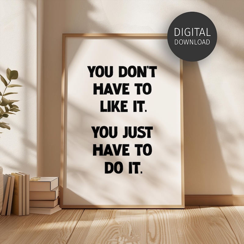 Funny Motivational Poster - Etsy
