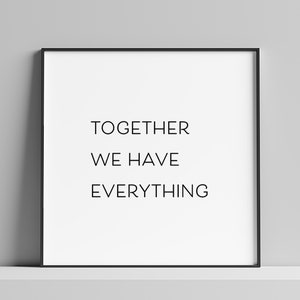 Family Printable, Home Bedroom Decor, Downloadable Prints, Minimalist ...