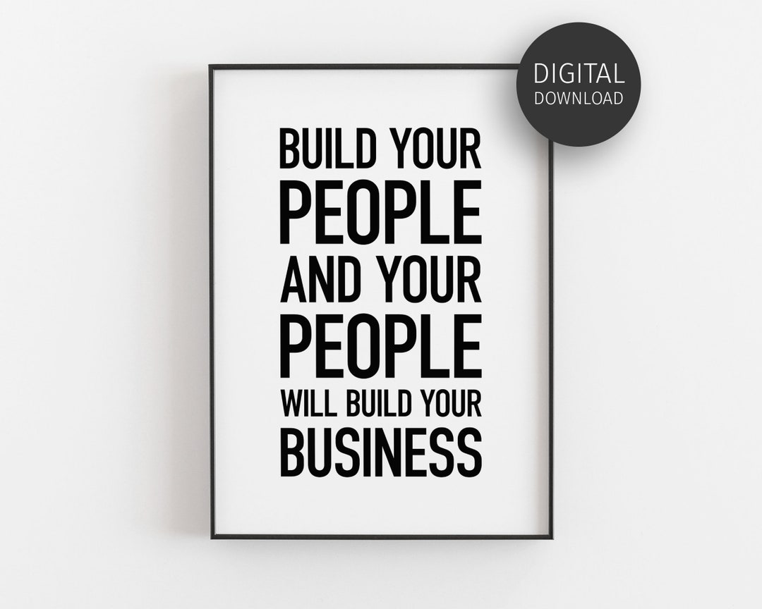 HR Office Decor, Leadership Quote, Human Resources, Printable Wall Art ...