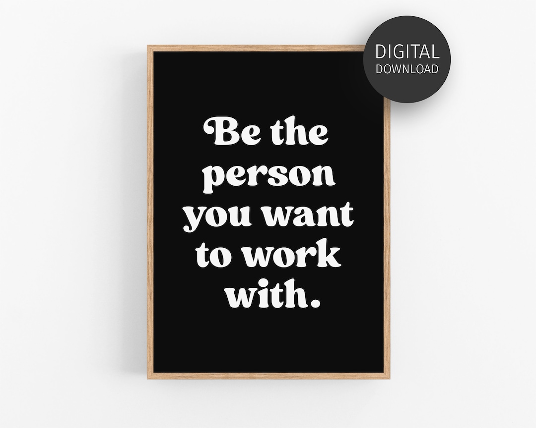 Motivational Poster, Masculine Office Decor, Desk Decor for Men ...