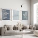Motivational Posters Set of 6 Blue Prints, Printable Quotes for Office ...