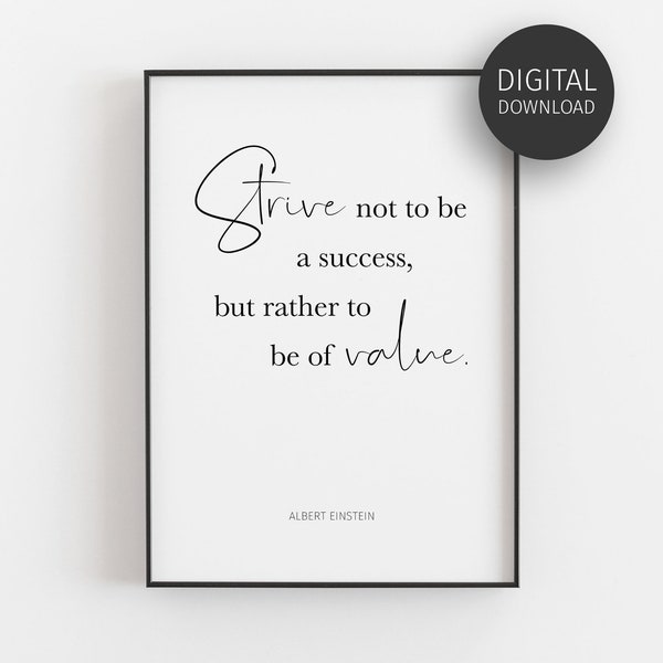 Einstein Quotes - Etsy