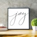 Joy Print Downloadable Prints Holiday Decor Printable Wall - Etsy