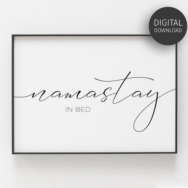 Namastay in Bed - Etsy