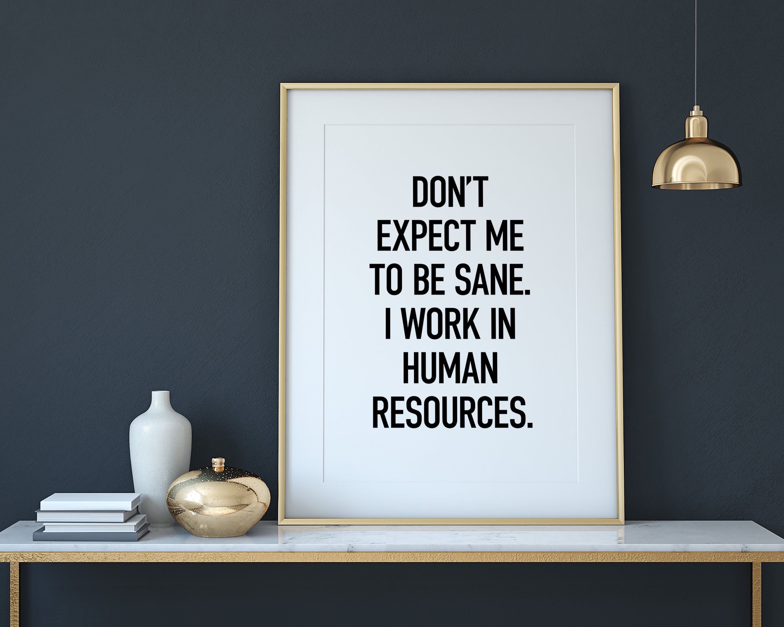 HR Office Decor Funny HR Gifts Human Resources HR Humor - Etsy