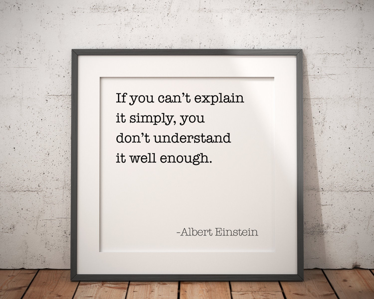 Classroom Decor Einstein Quote Print Printable Education | Etsy