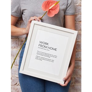 Work From Home Definition Print, Work From Home Gifts, Home Office ...