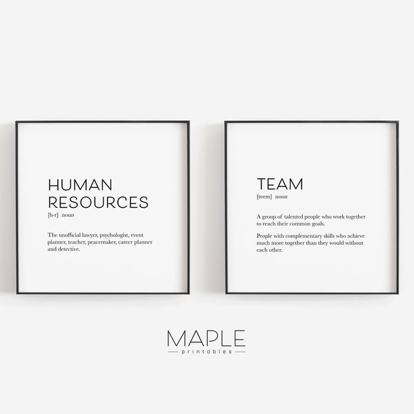 Human Resources Office Decor - Etsy