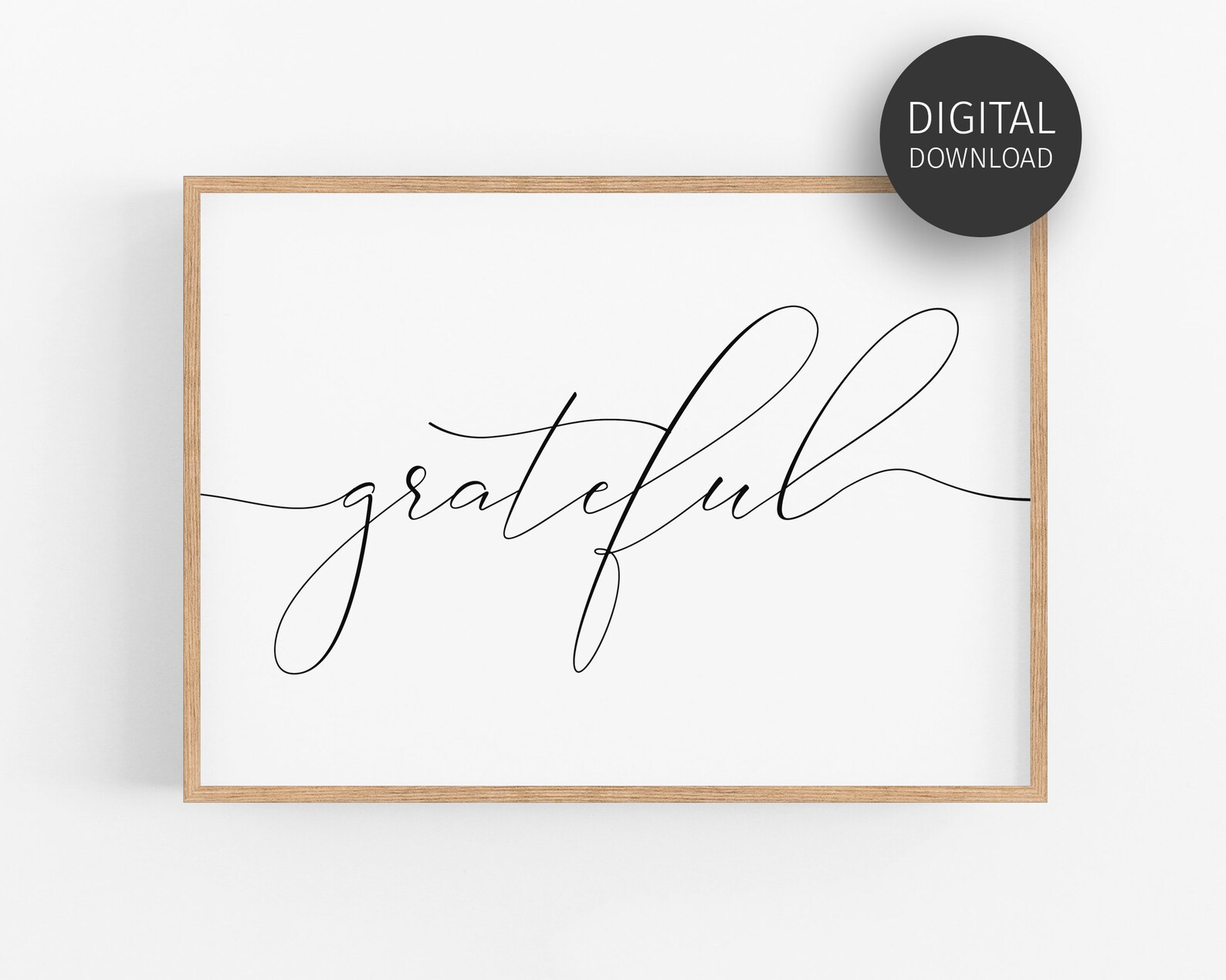 Gratitude Wall Art, Be Grateful Poster, Downloadable Prints ...