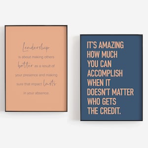 Team Office Decor, Set of 10 PRINTABLES, Motivational Wall Art ...