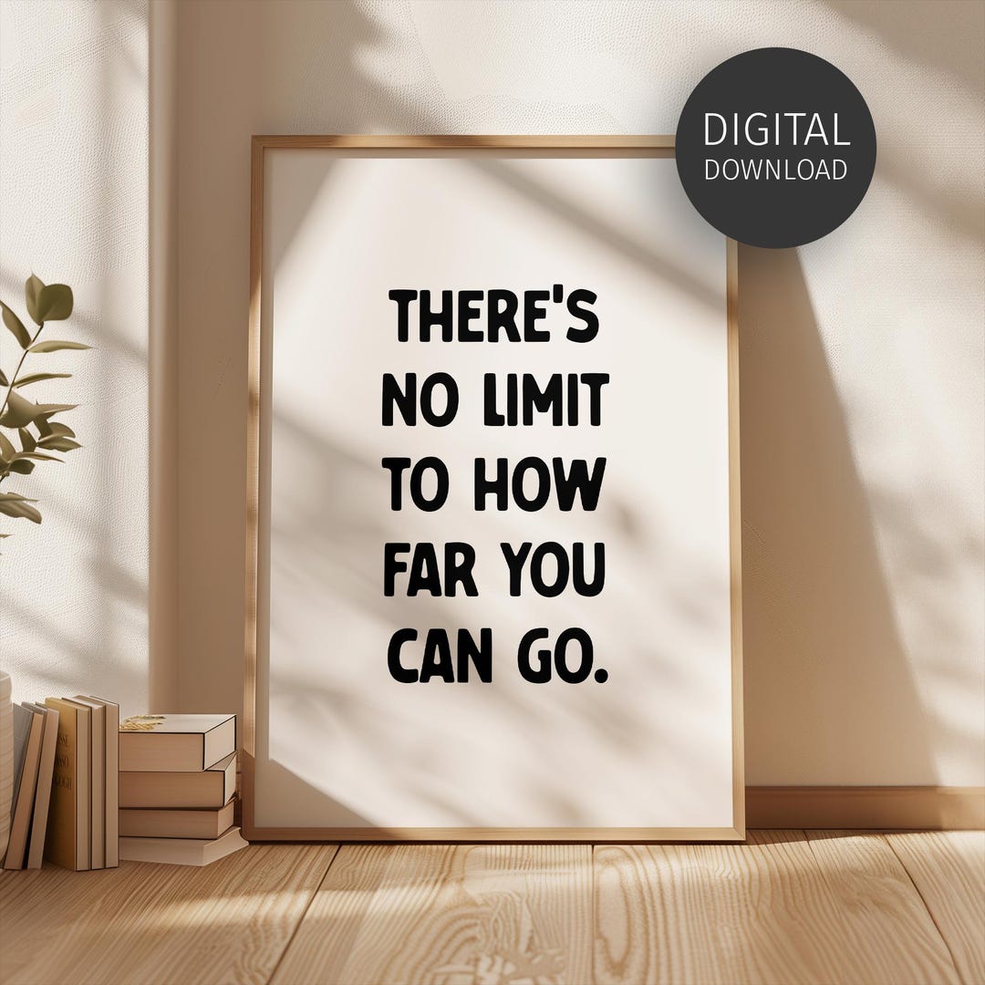 Motivational Classroom Poster, Printable Wall Art for Encouraging ...