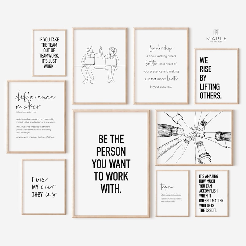 Workplace Culture Poster - Etsy UK