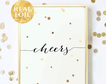 Large cheers sign | Etsy