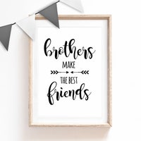 Brother Wall Art - Etsy