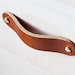 Leather Drawer Pulls Leather Door Handles Leather Door - Etsy