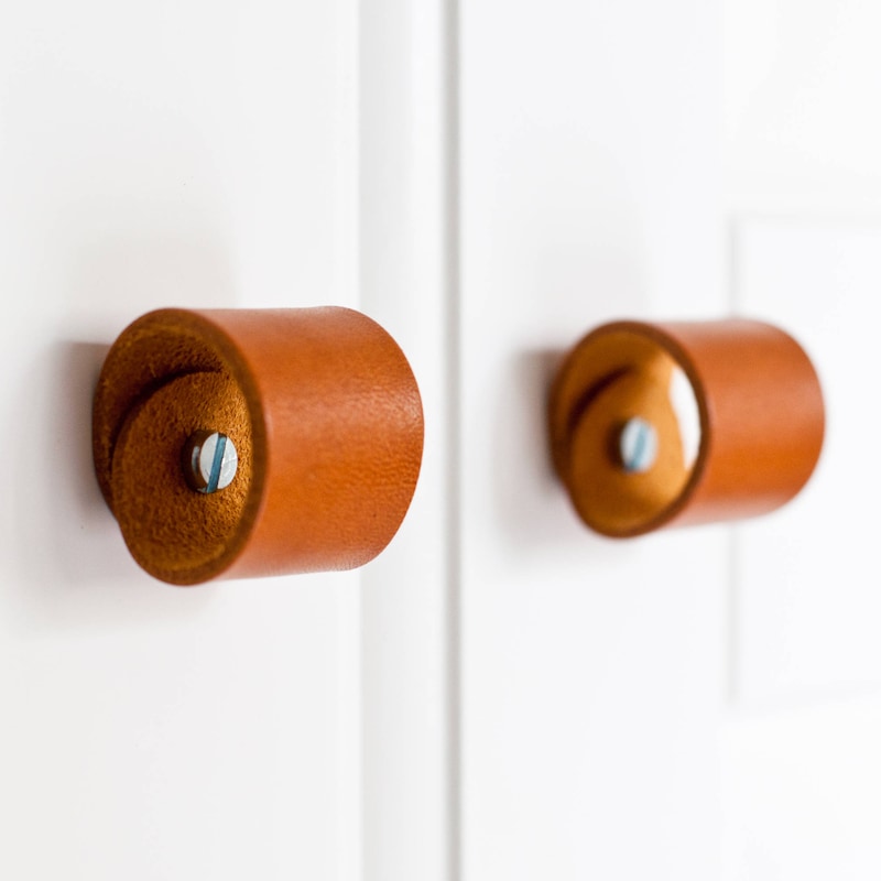 Leather Knobs - Etsy