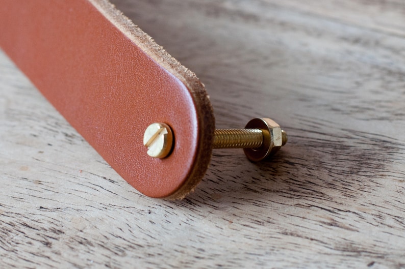 Leather Drawer Pulls Leather Door Handles Leather Door - Etsy