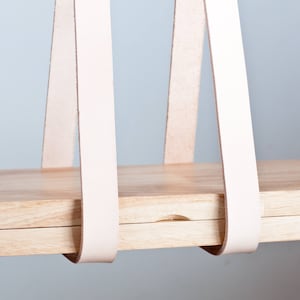 Leather Shelf Straps, Hanging Shelf Straps, Leather Wall Hanging Shelf ...