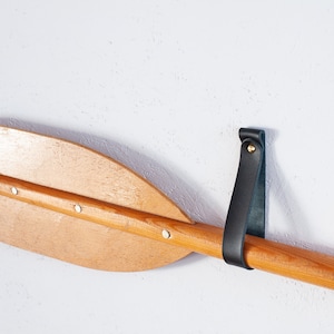 Leather Paddle Hangers, Canoe Paddle Hanger, Hanger for Decorative ...