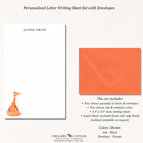 Stationary Set - Etsy