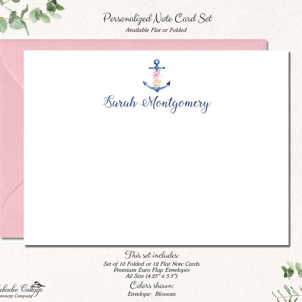 Nautical Note Cards - Etsy