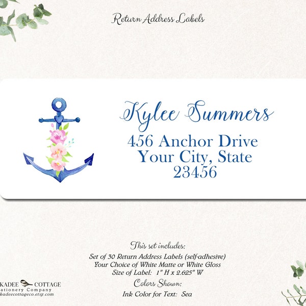 Return Address Label - Etsy