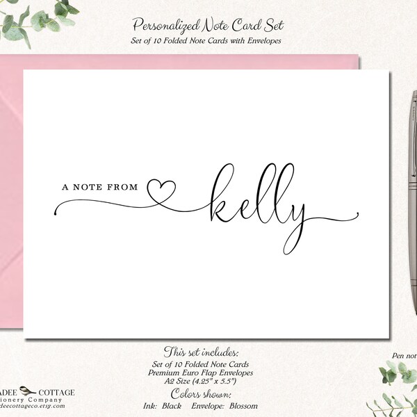 Blank Note Card Set - Etsy