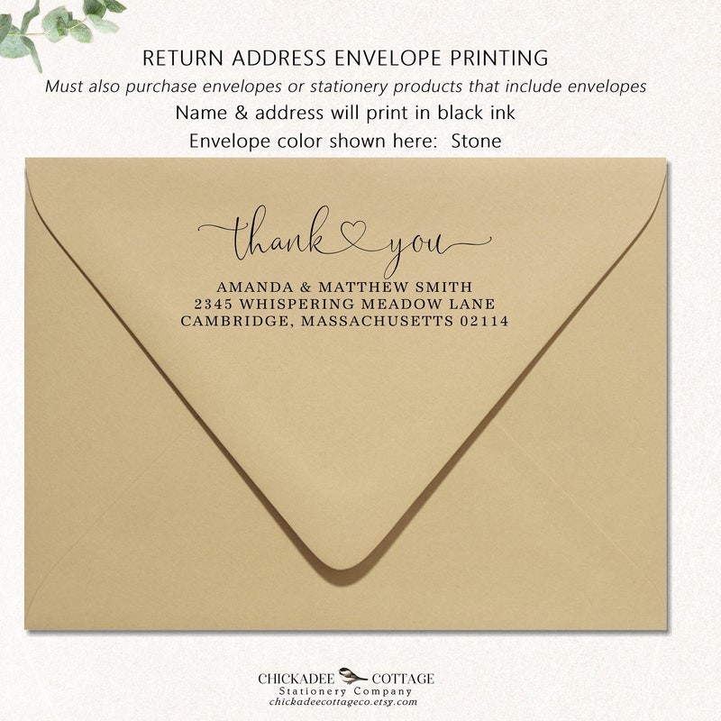 Envelope Printing - Etsy