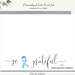 Personalized Thank You Cards Prostate Cancer | Cancer Card | Cancer ...