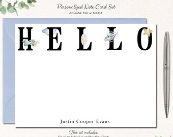 Boys Stationery Set Camp Stationery Boys Stationary Boys Note Cards ...