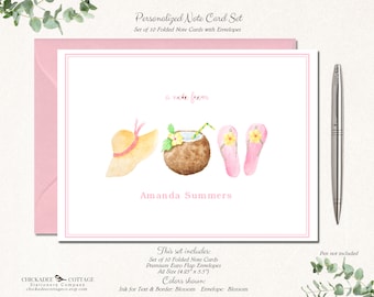 Beach Note Cards | Etsy