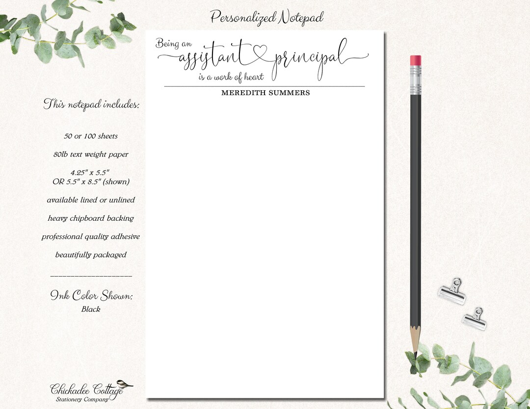 Assistant Principal Gift / Assistant Principal Appreciation Gift ...