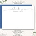 Personalized Script Thank You Cards | Thank You Notes | Flat or Folded ...