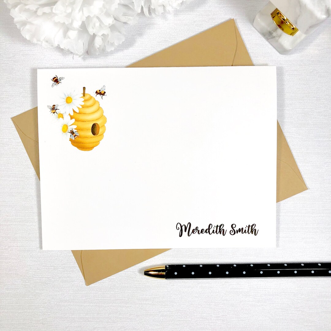 Bumble Bee Note Card Set, Bee Gifts, Beekeeper Gift, Bee Keeper Gift ...