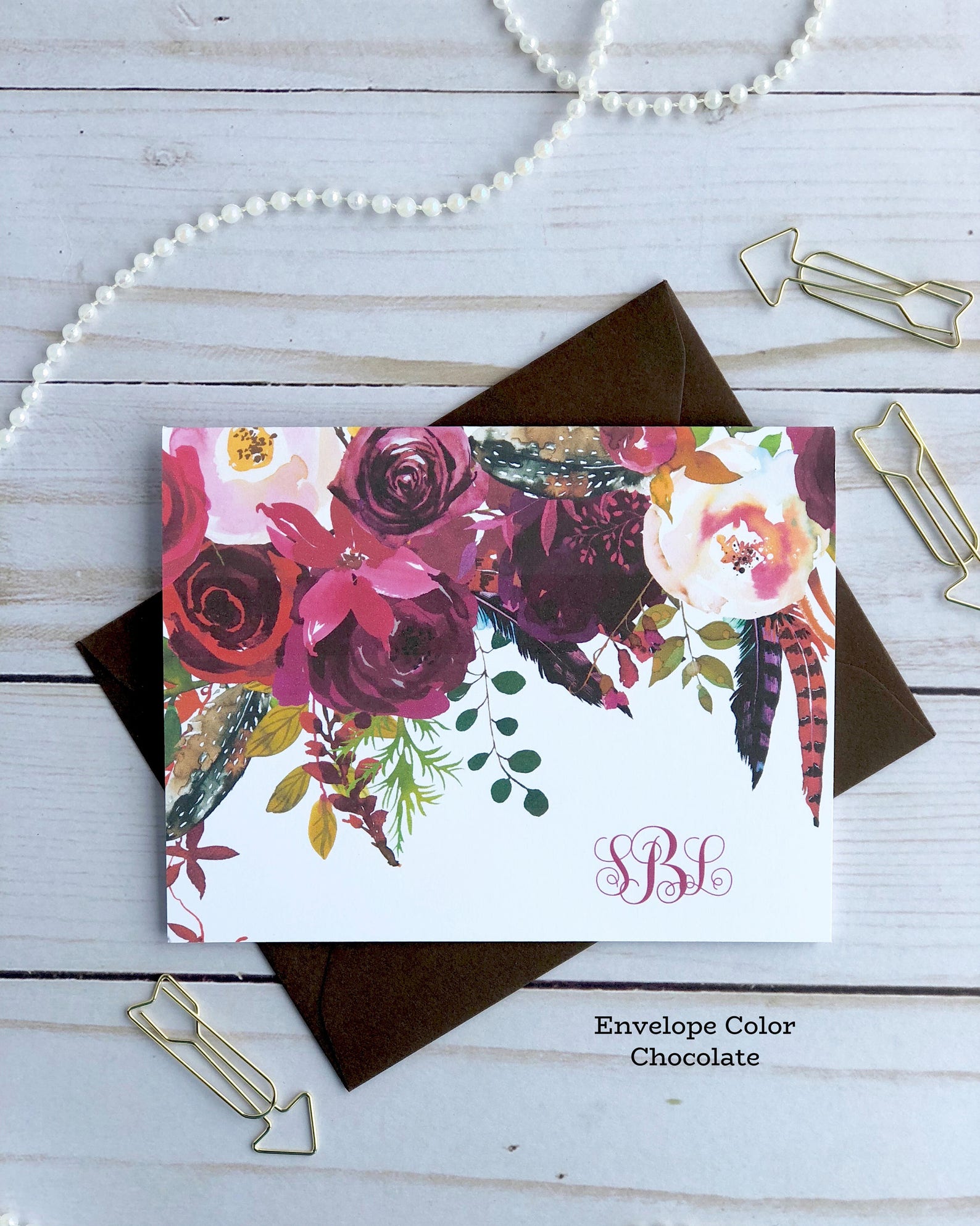 Floral Note Card Set Floral Stationery Stationary Floral - Etsy