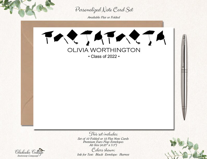 High School Graduation Thank You Notes Personalized - Etsy