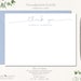 Personalized Script Thank You Cards | Thank You Notes | Flat or Folded ...