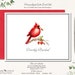 Personalized Cardinal Bird Note Cards With Envelopes Set of - Etsy