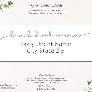 Personalized Script Thank You Cards | Thank You Notes | Flat or Folded ...