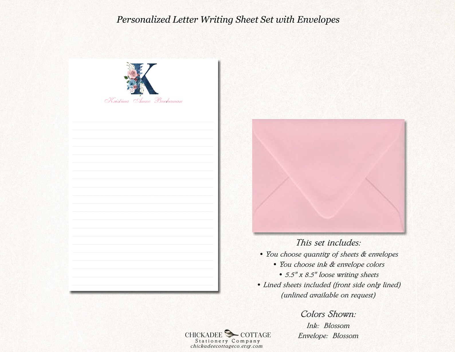 Letter Writing Set Letter Writing Paper Stationary Set Stationery ...