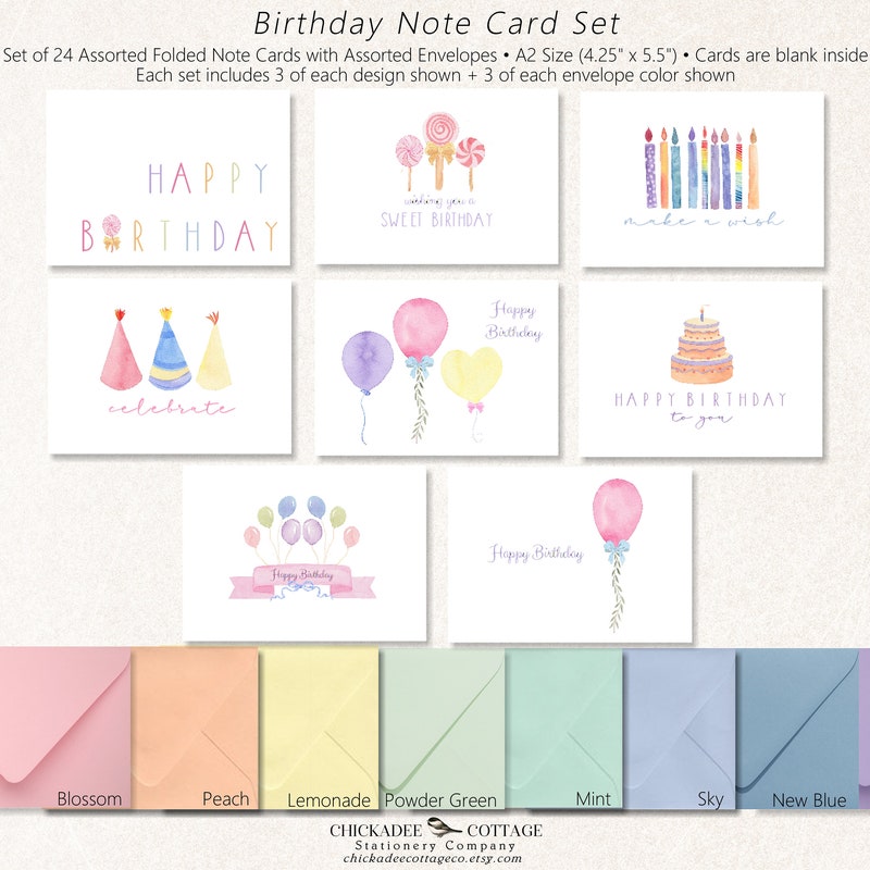 Bulk Birthday Cards - Etsy