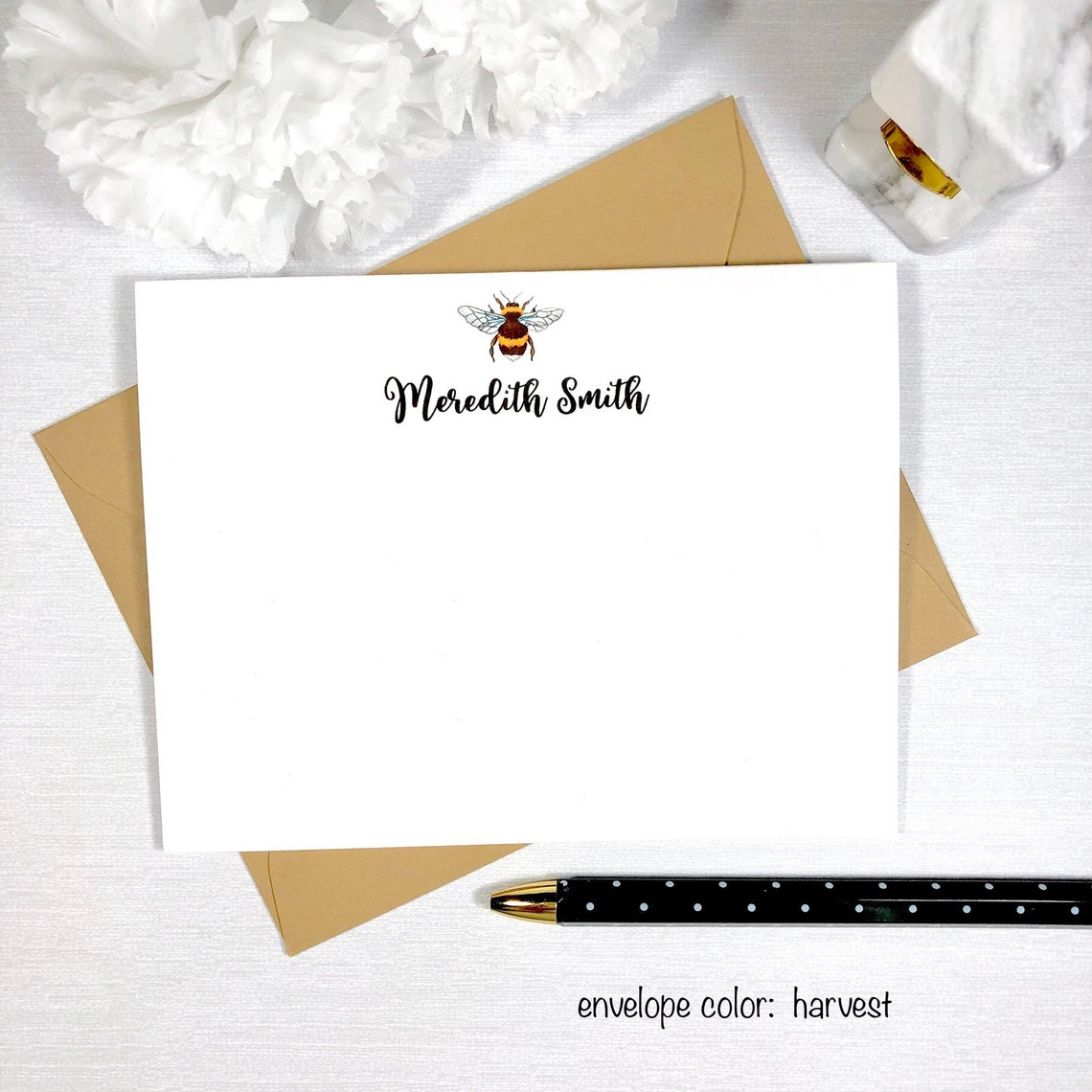 Save the Bees Bumblebee Bee Note Cards Beekeeper Gift | Etsy