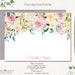 Pink Floral Note Cards With Envelopes, Pink Flower Notecards ...
