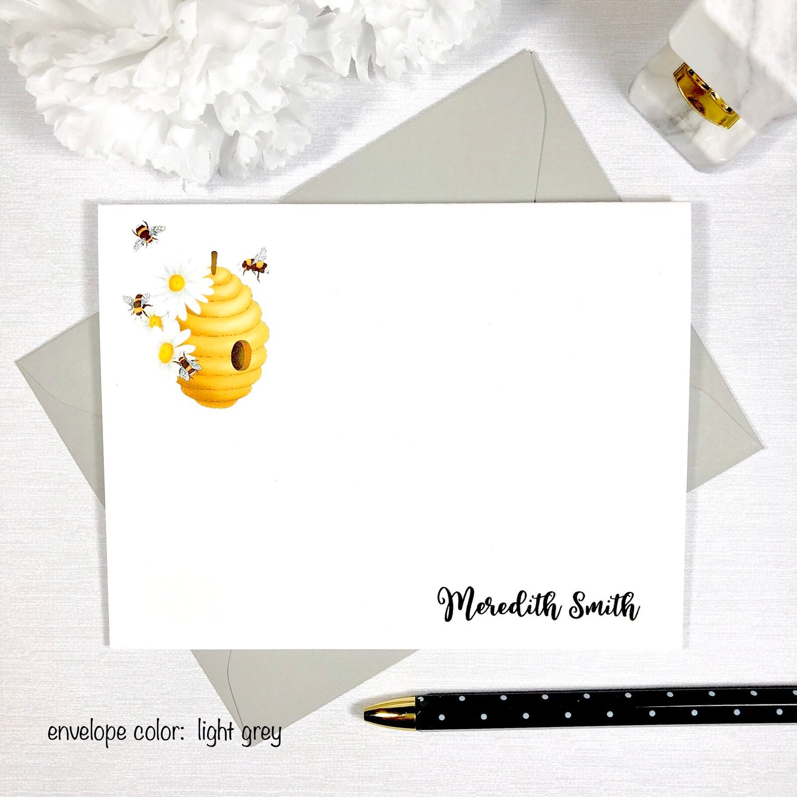 Bumble Bee Note Card Set Bee Gifts Beekeeper Gift Bee - Etsy